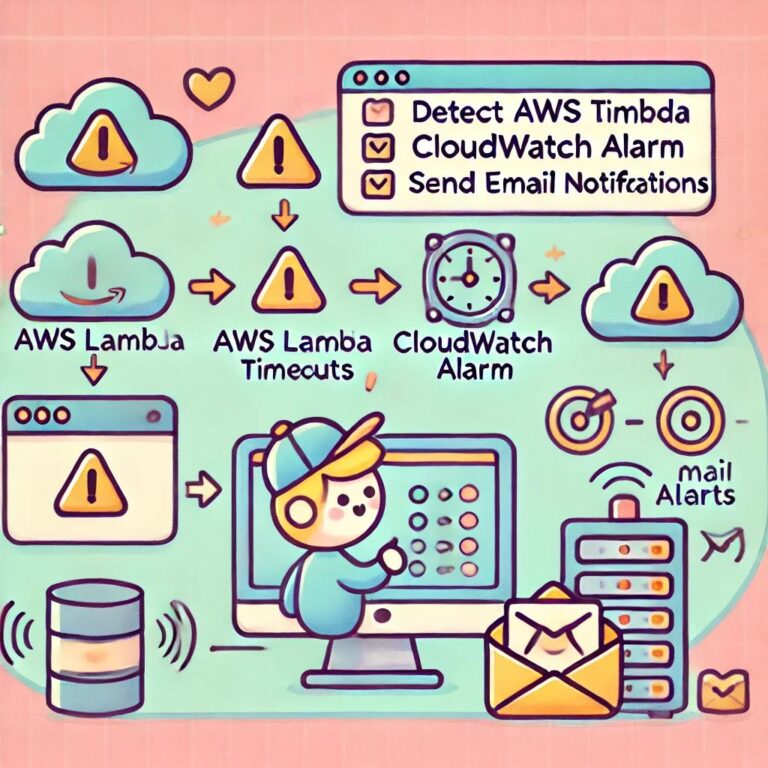 LambdaのタイムアウトをCloudWatch Alarmで検知し、メール通知する方法 | 初心者エンジニアのつぶやき